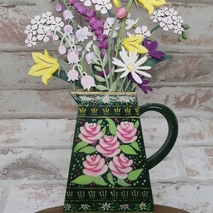 DIY 3D Layered MDF Flower Jug, Make Your Own Flower Jug, Decorate Your ...