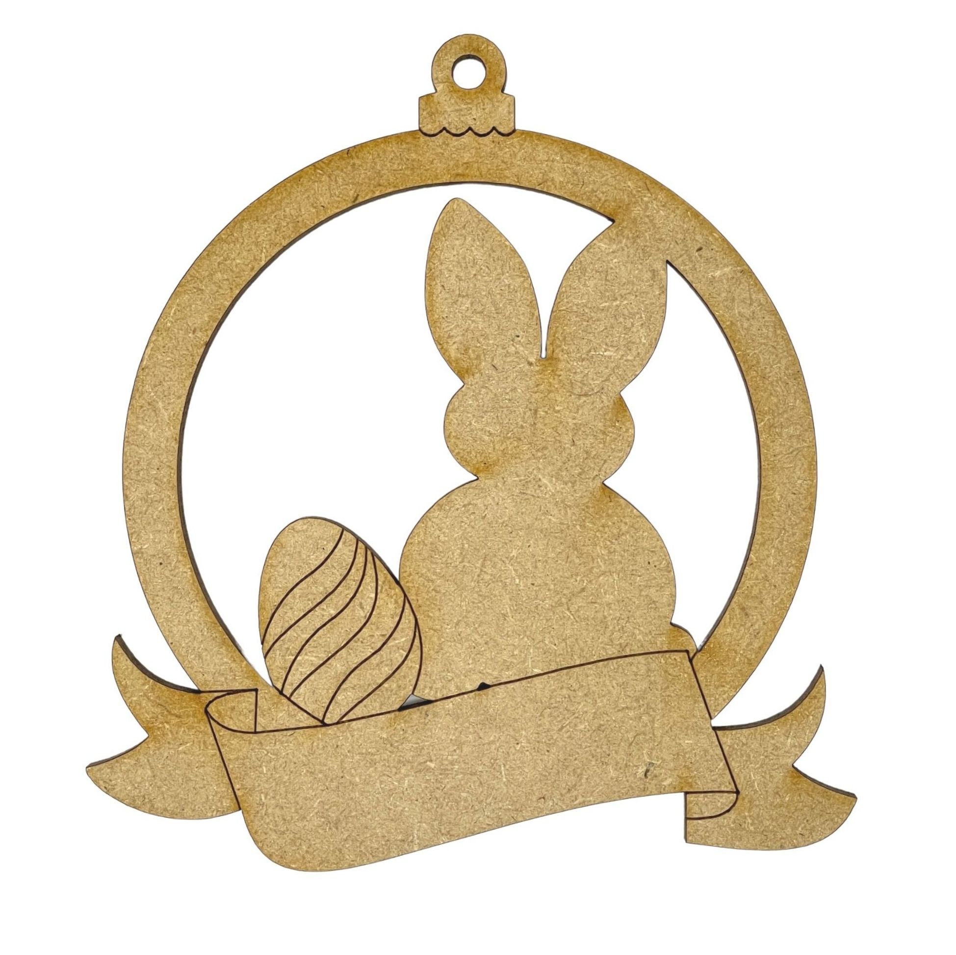 MDF Laser Cut Wooden Easter DIY Craft Kit Easter Banner - Etsy UK