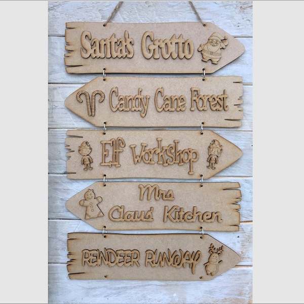 Santa's Grotto Sign - Etsy UK