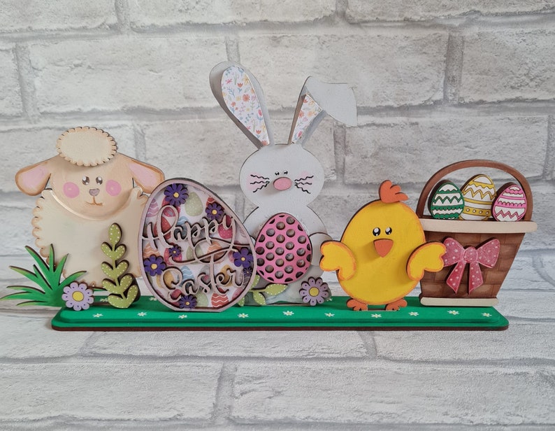 Blank Craft Kit Laser Cut Wooden MDF Easter Decoration Flat - Etsy