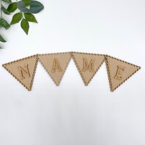 MDF Laser Cut Bunting Assorted Designs to Choose From Make Your Own Wooden Bunting - Etsy UK