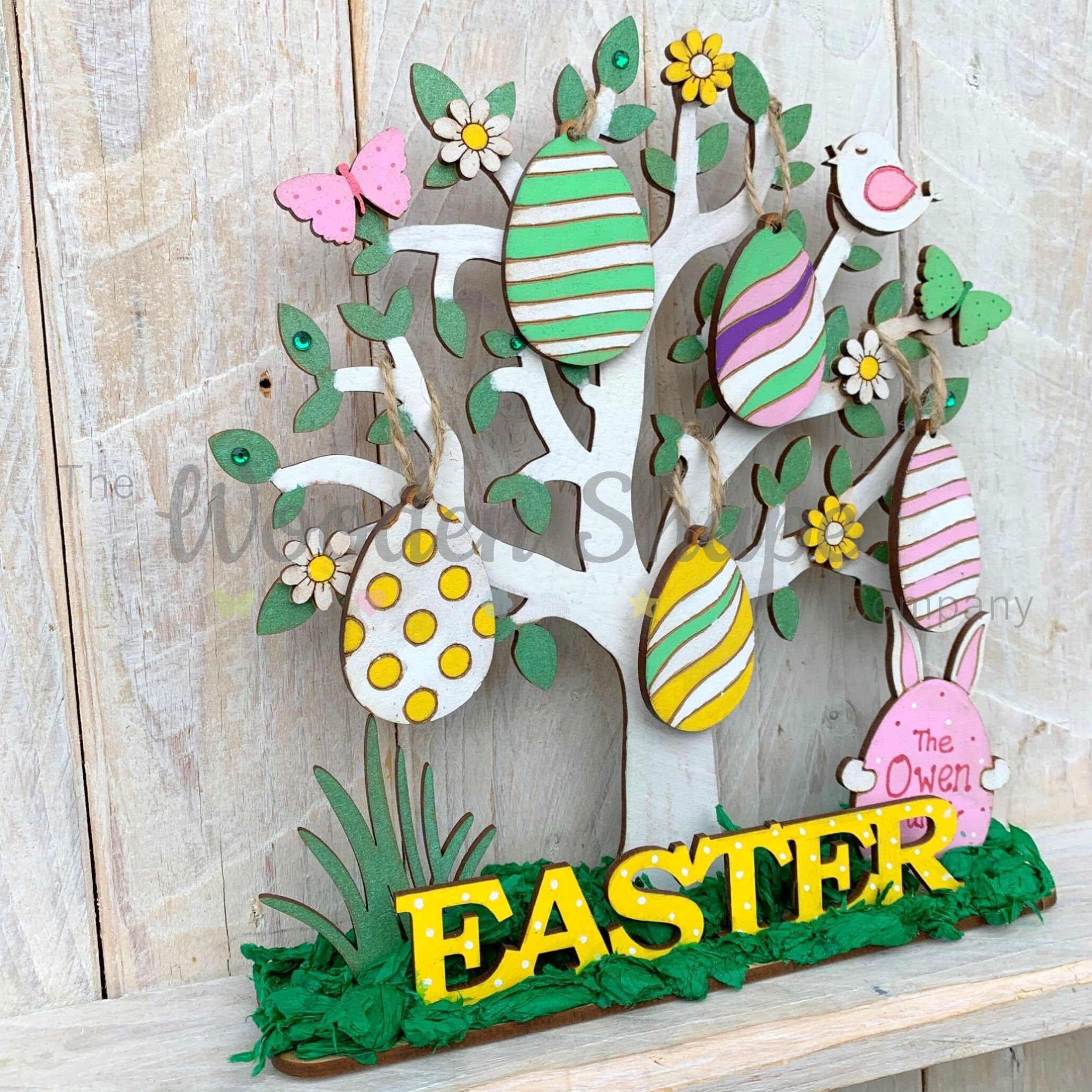 Blank Craft Kit Laser Cut Wooden MDF Easter Tree Decoration - Etsy