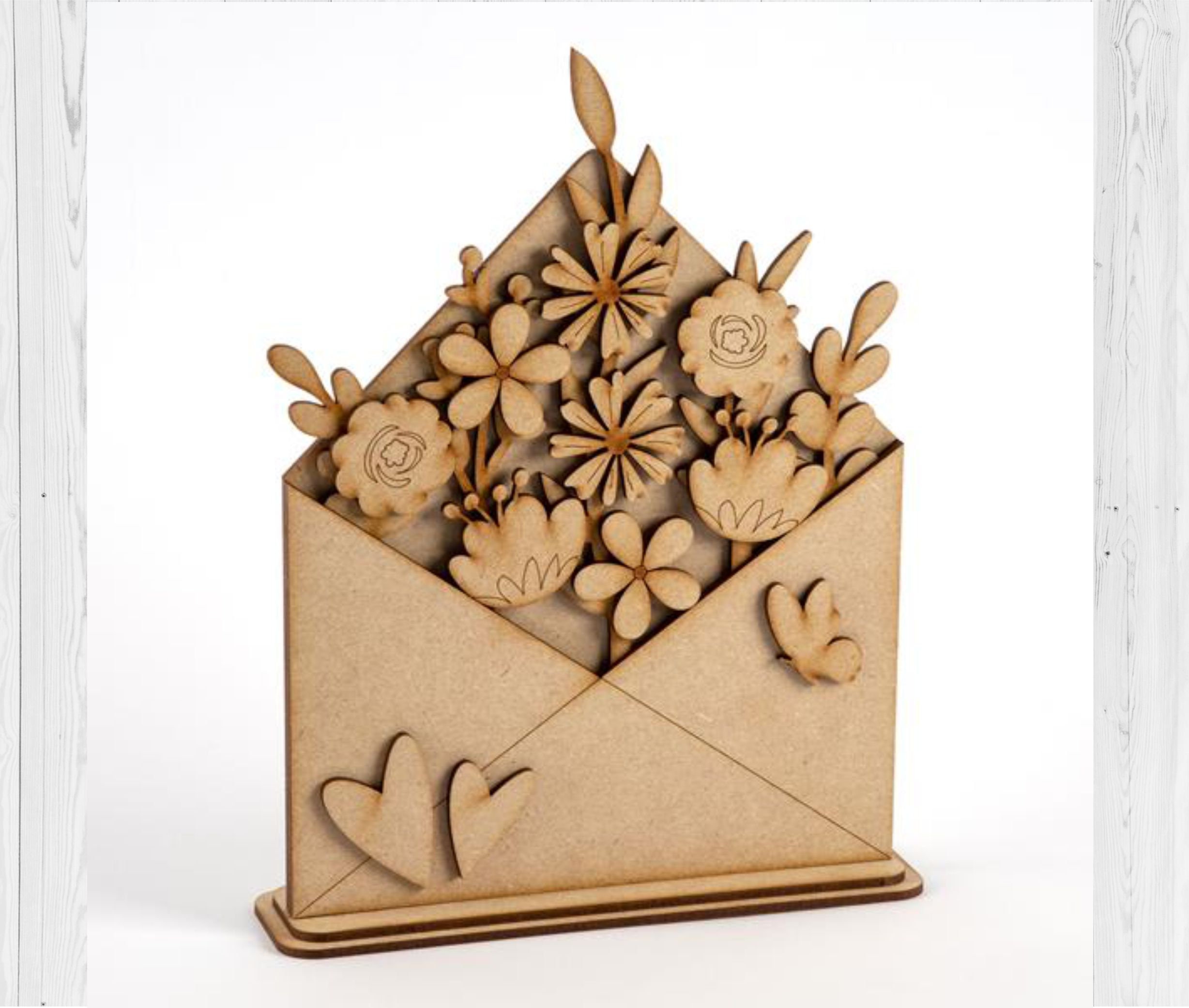 DIY 3D Layered MDF Flower Pot Make Your Own Flower Pot - Etsy UK