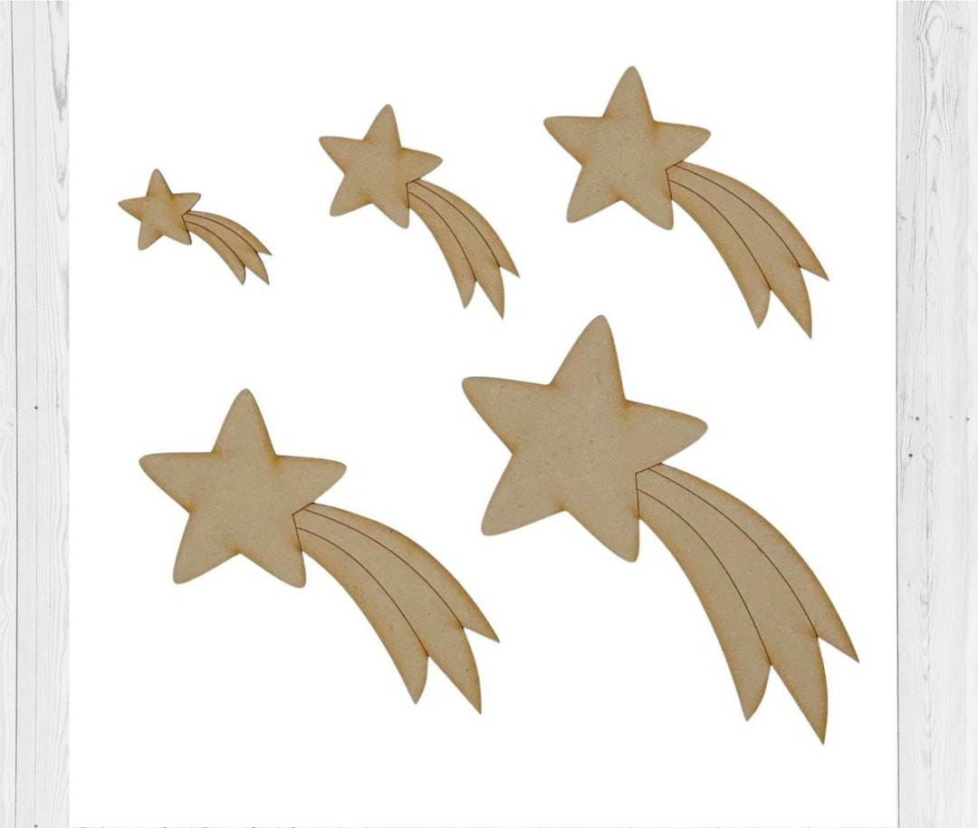 Space MDF Embellishments Craft Shape, Wood Blank DIY Decoration Space ...
