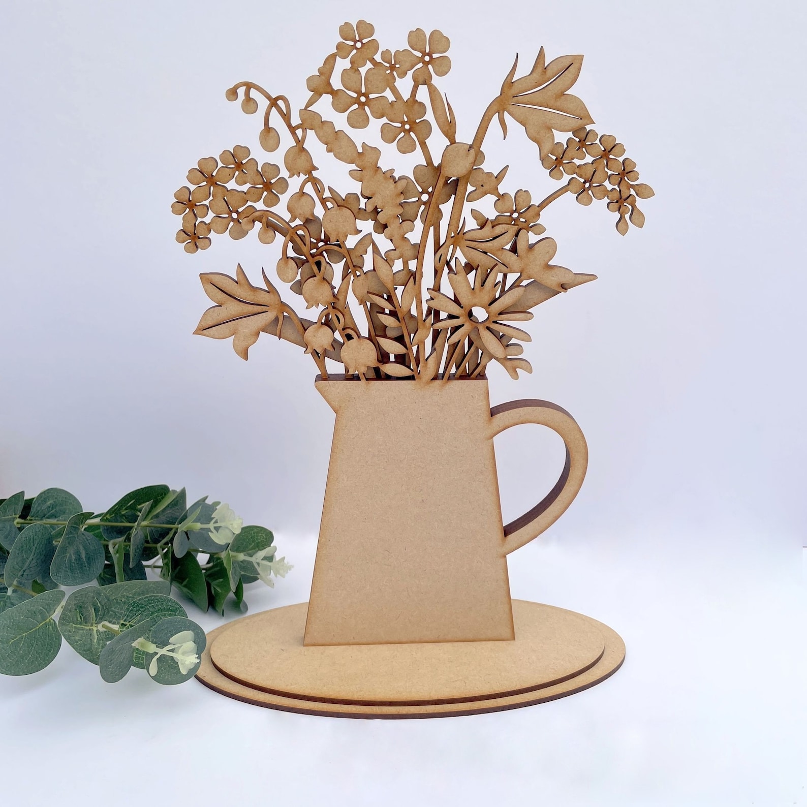 DIY 3D Layered MDF Flower Jug Make Your Own Flower Jug - Etsy