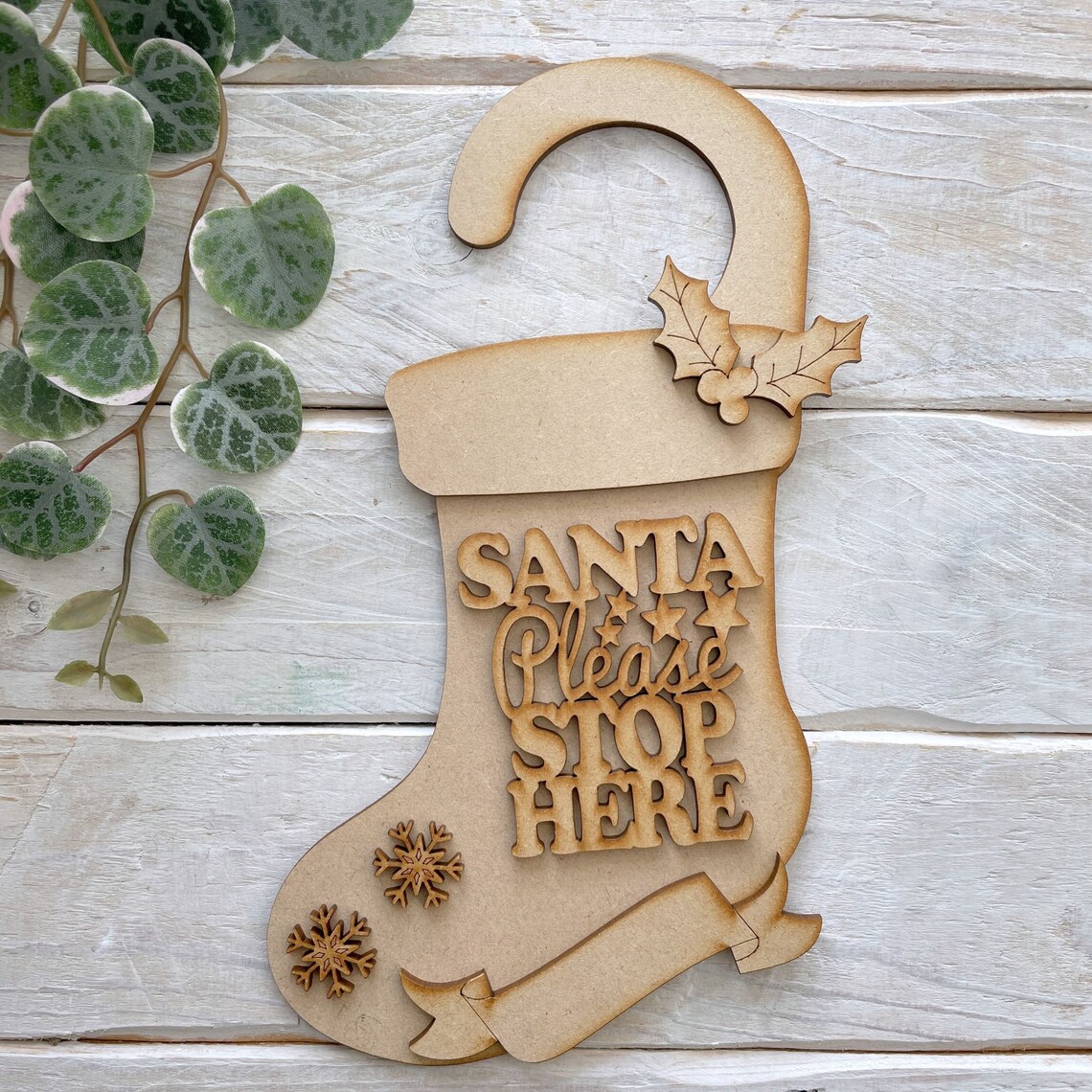 Blank Craft Kit Laser Cut Wooden MDF Door Hanger Room Sign | Etsy