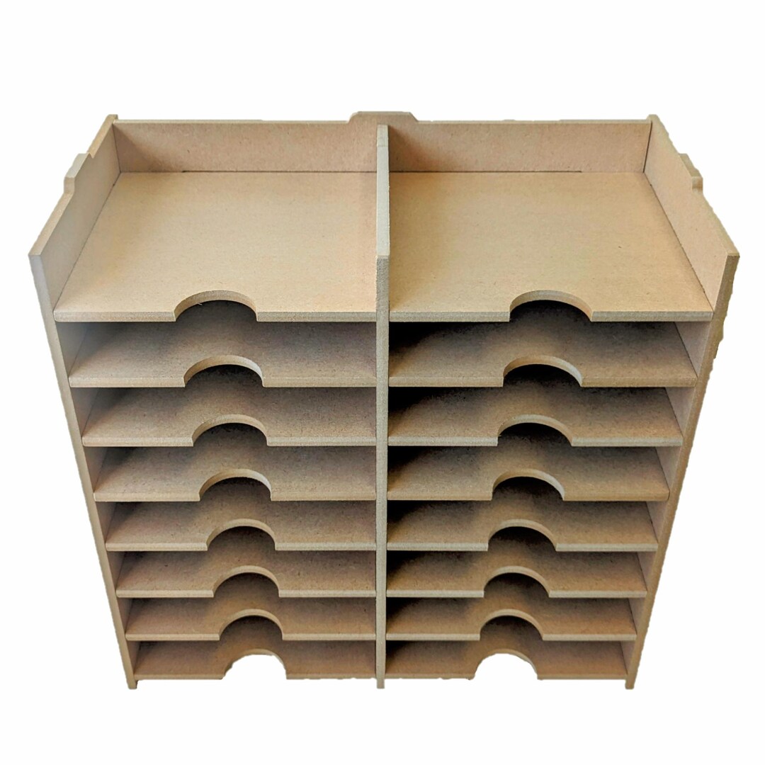 Wooden Kallax Insert, Stackable 6x6 Paper Storage Suitable for Kallax ...