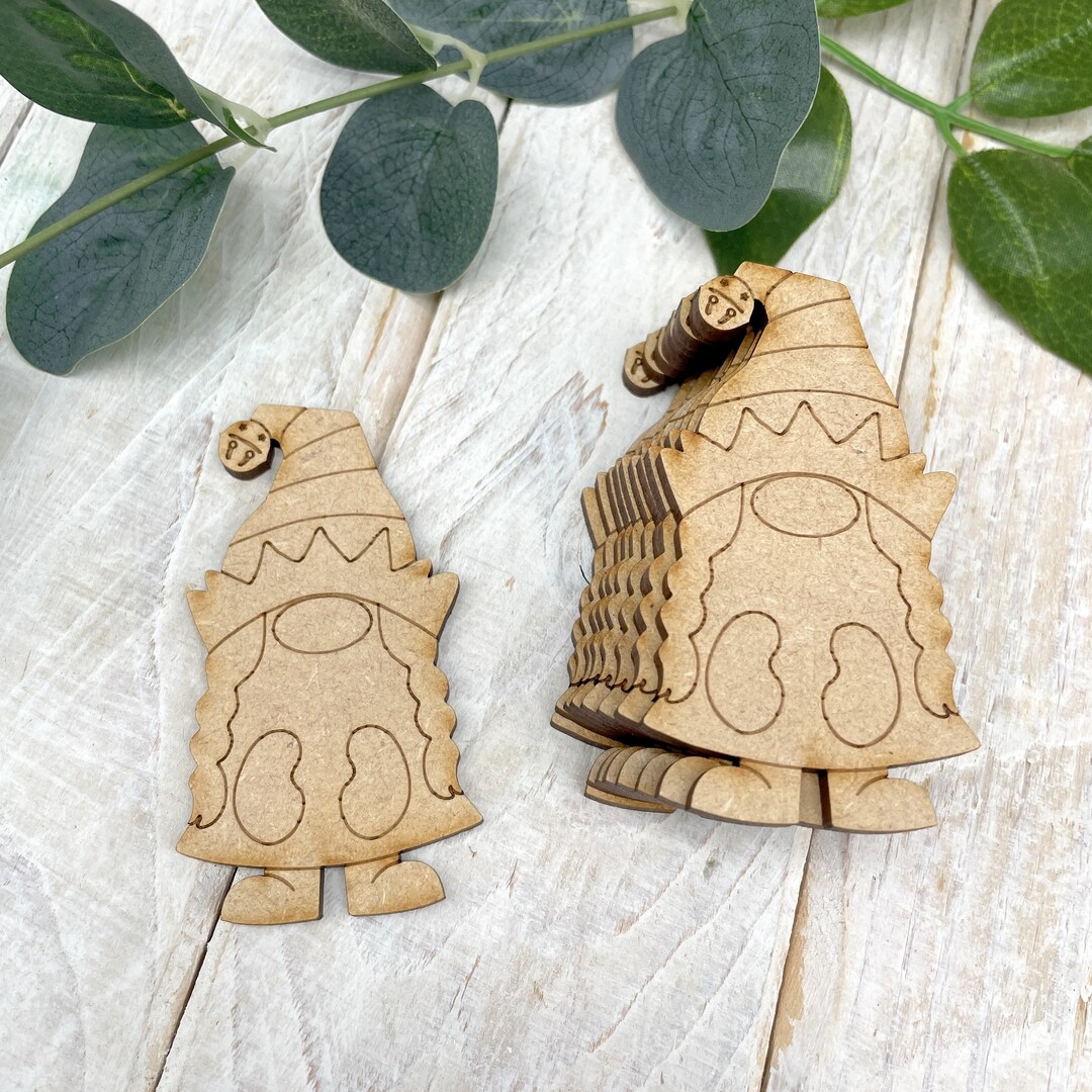 Christmas MDF Embellishments Craft Shape, Wood Blank DIY Decoration ...