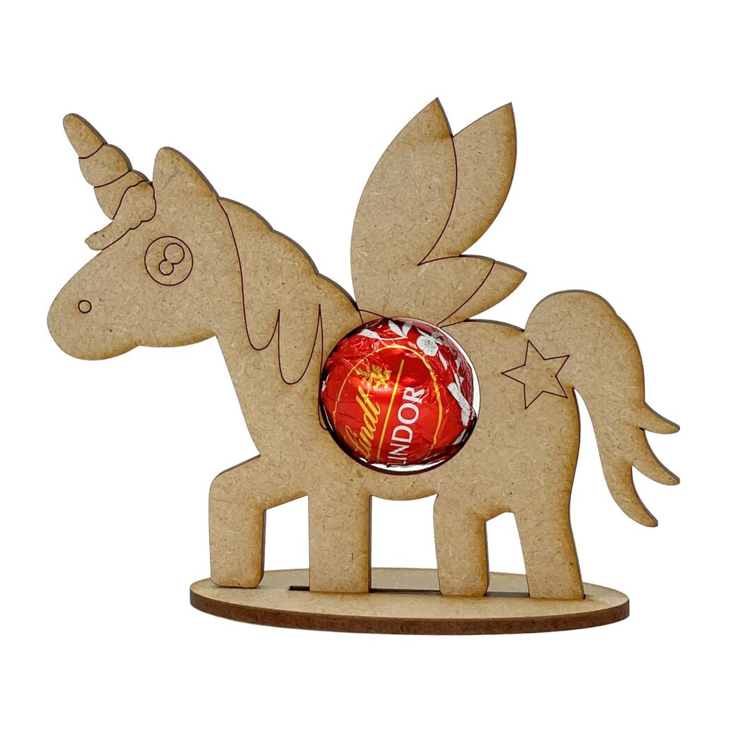 MDF Easter Lindt Chocolate Holder Wood Craft Blank Shape Lindt ...