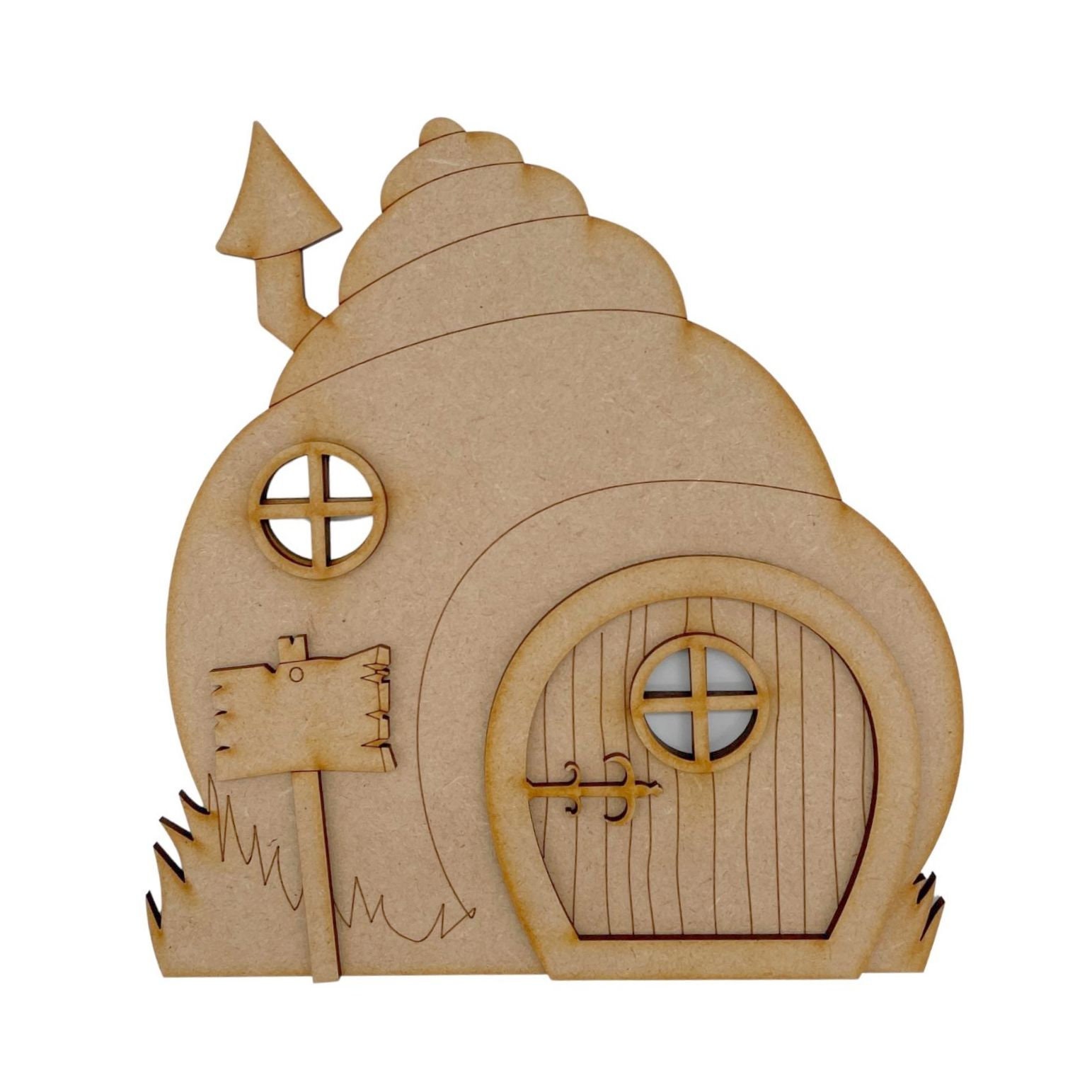 Wooden MDF Fairy Door Craft Kit Laser Cut Wooden Fairy Door Large ...