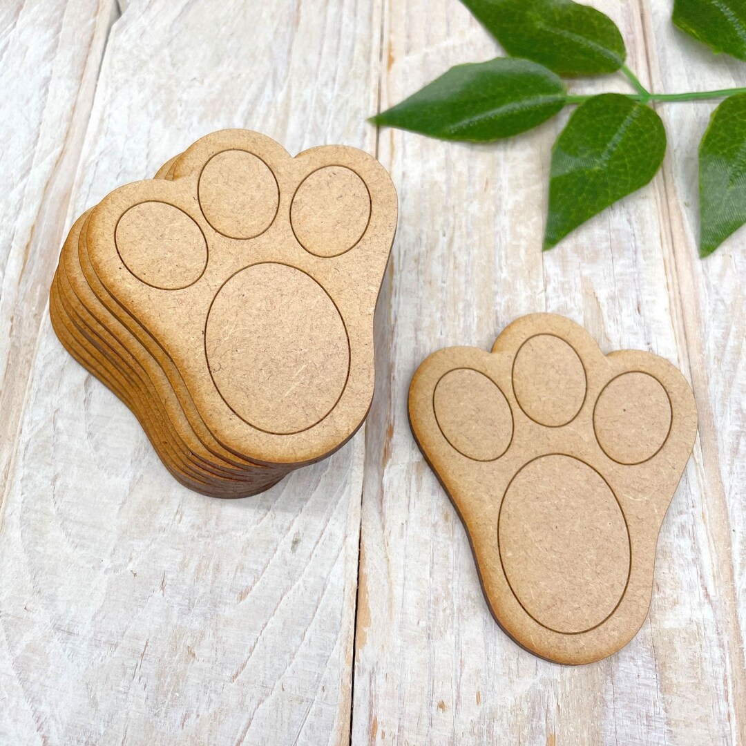 DIY MDF Craft Shapes, Wooden Embellishments, Blank Tags, Laser Cut ...