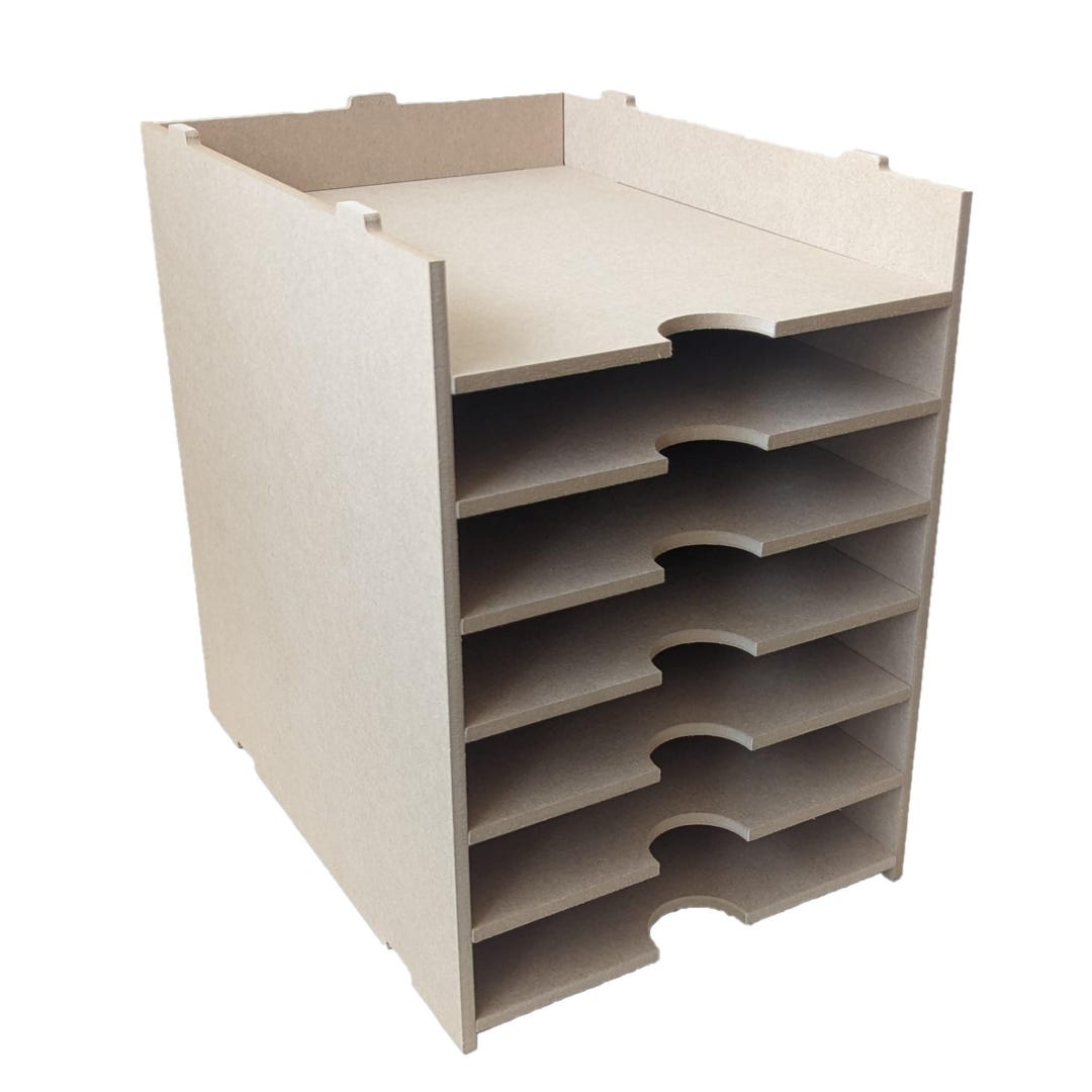 A4 Portrait Stacking Paper Storage Unit Fits IKEA Kallax Cube Storage ...