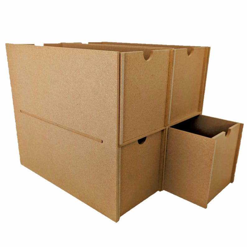 4 Drawer Kallax Insert, Kallax Storage Hack, 4 Drawer Unit, Flat Packed ...