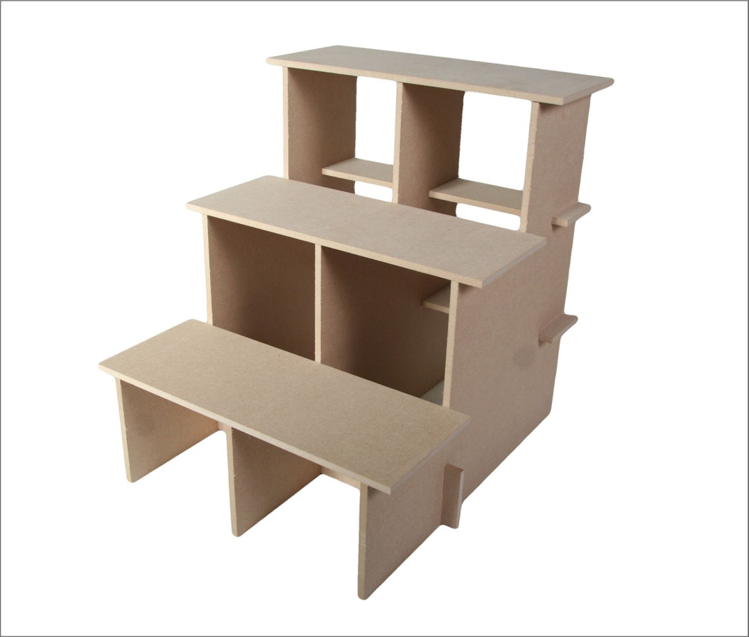 3 Tier Wooden Display Stand, Shelf Table Display, Craft Fair POS, Stand ...