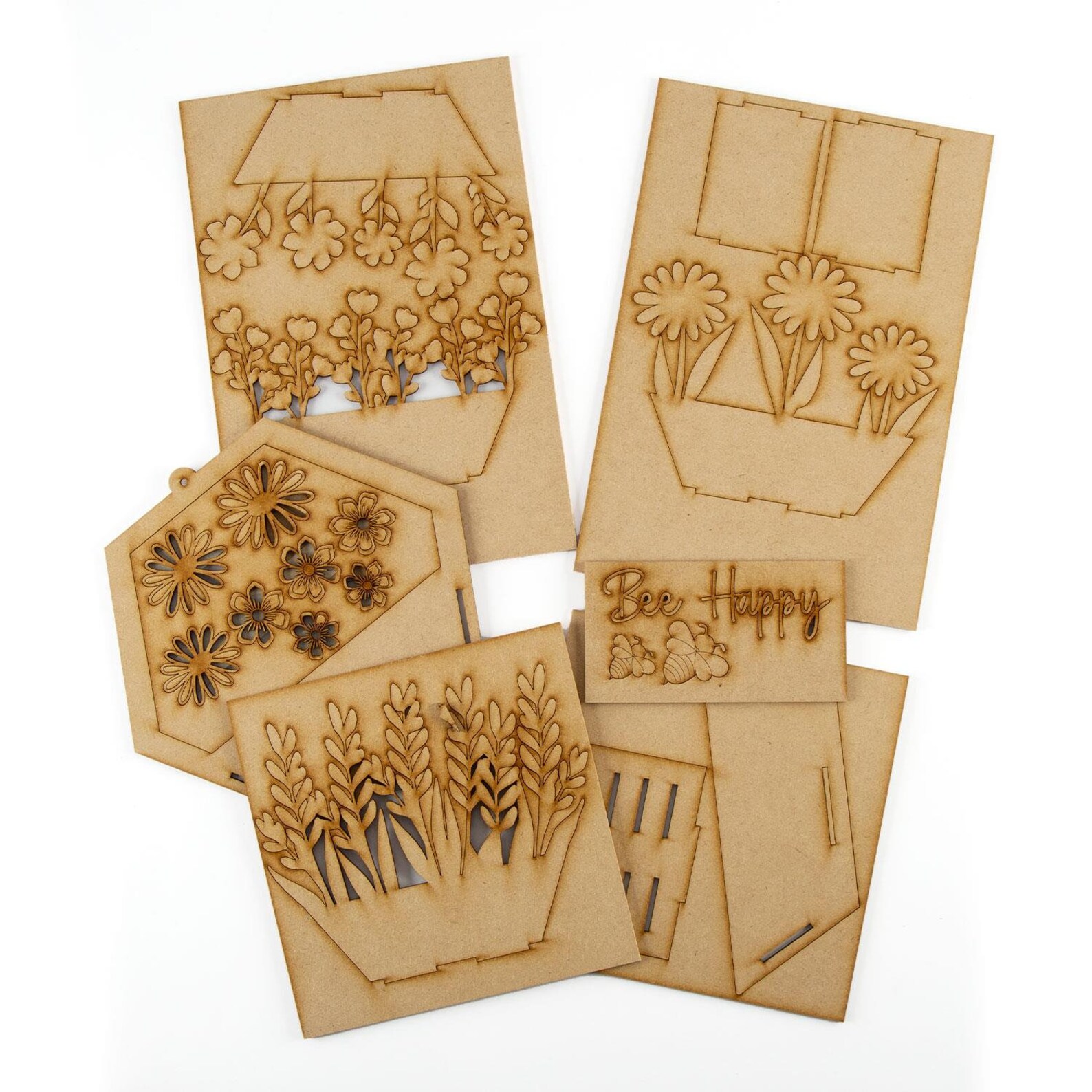 DIY MDF Flower Pot | Make Your Own Flower Pot | Laser Cut Wooden ...