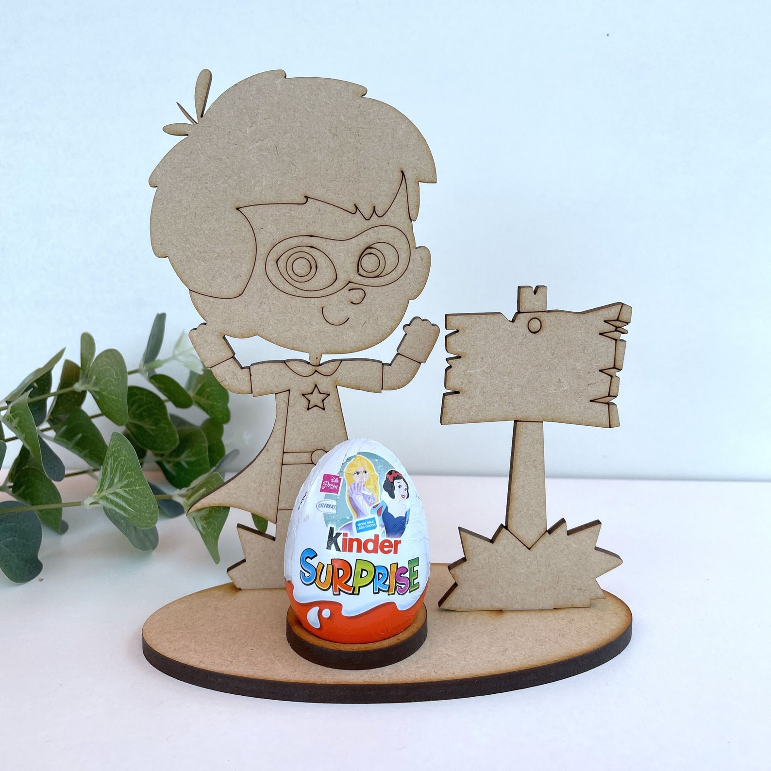 MDF Wooden Laser Cut Easter Egg Holder Creme Egg Kinder Egg Holder ...