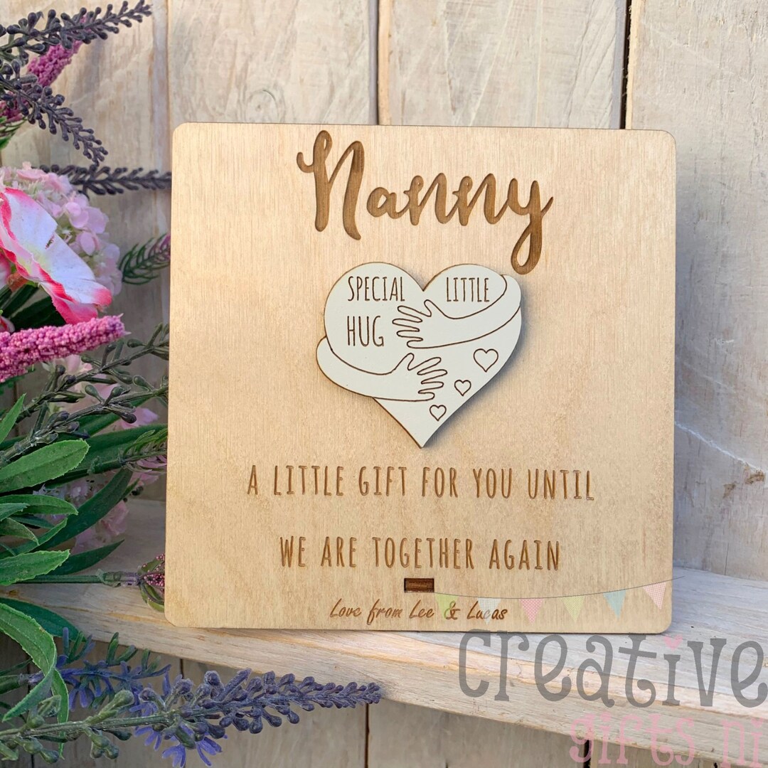 Personalised Isolation Gift, Missing You, Quarantine Pocket Hug, Social ...