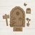 10 Pack MDF Wooden Fairy Door Windows Fairy Accessories Miniature ...