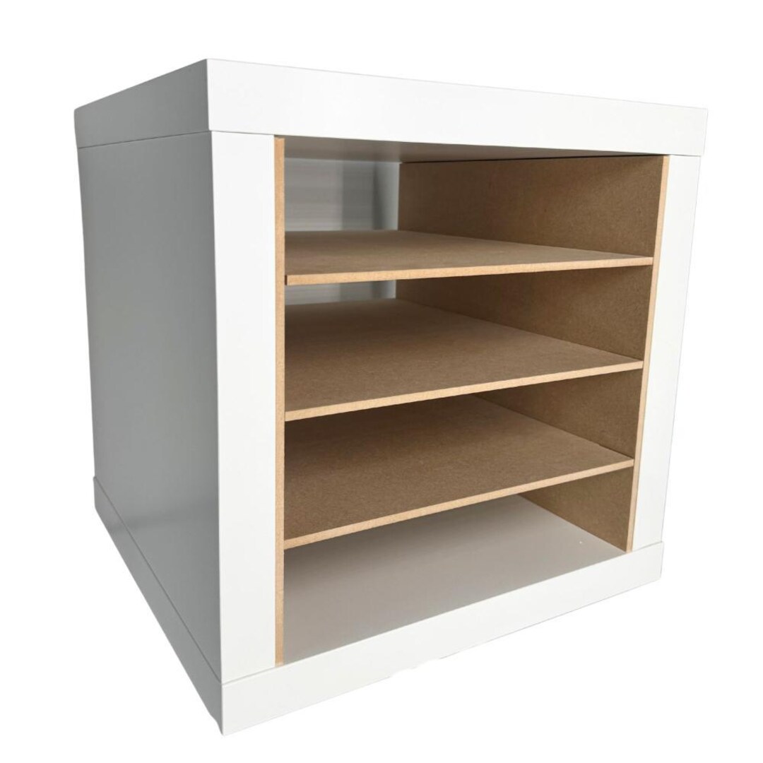 MDF Kallax Storage Shelf Insert Divider, 3 Shelf Insert Custom CNC Cut 6mm, DIY Organization for ...