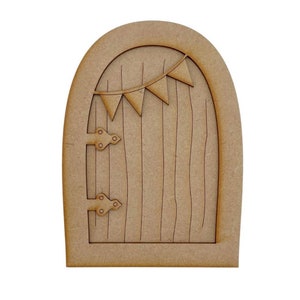 Laser Cut MDF Wooden Fairy Door Craft Kit Fairy Door With Accessories ...