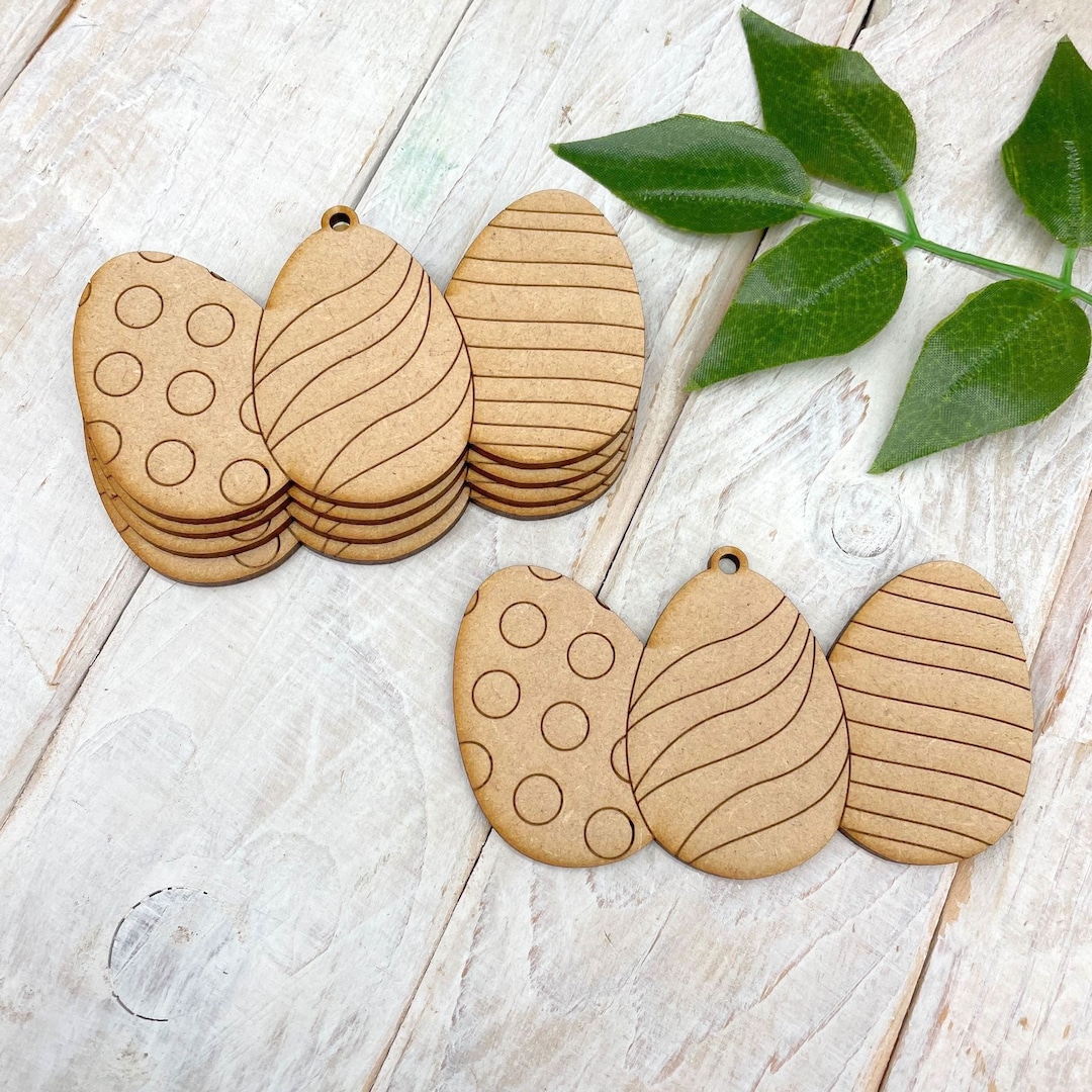 DIY MDF Craft Shapes, Wooden Embellishments, Blank Tags, Laser Cut ...