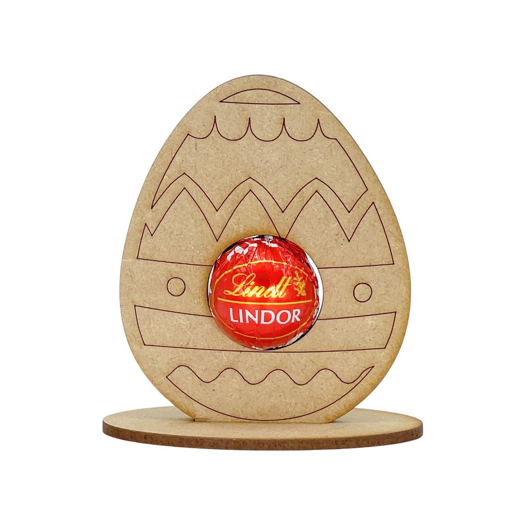 MDF Easter Lindt Chocolate Holder Wood Craft Blank Shape Lindt ...