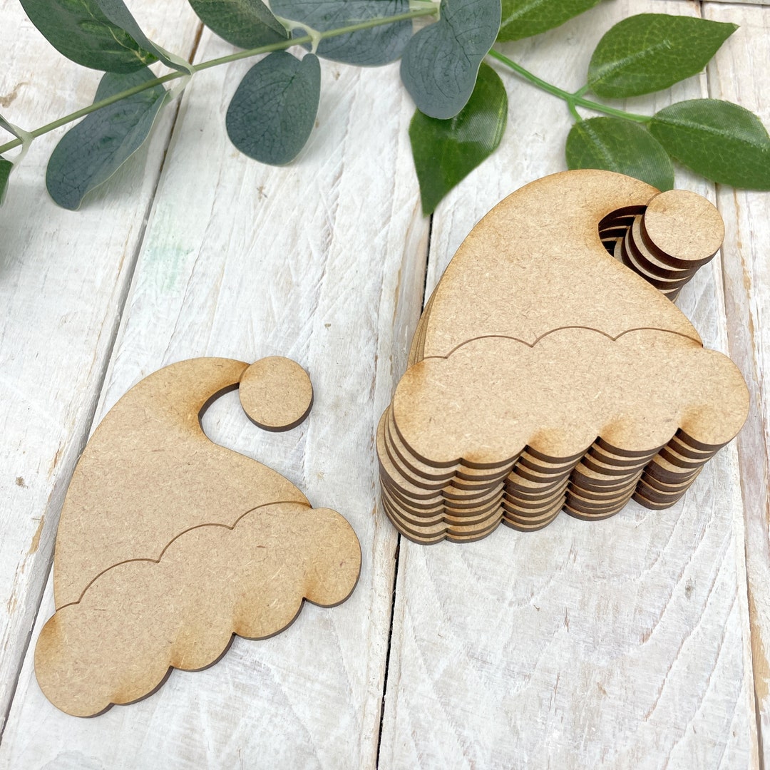 Christmas MDF Embellishments Craft Shape, Wood Blank DIY Decoration ...