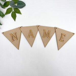 MDF Laser Cut Bunting Assorted Designs to Choose From Make Your Own Wooden Bunting - Etsy UK