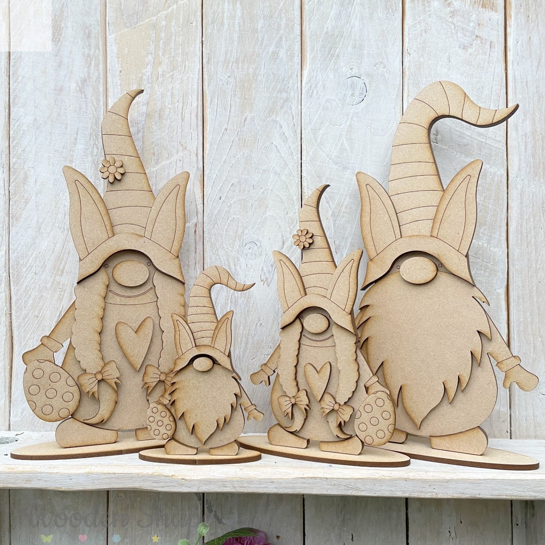 Gnomo pasquale autoportante in MDF tagliato al laser Gonk Gnome Boy ...