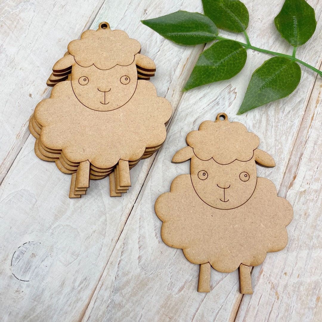 DIY MDF Craft Shapes, Wooden Embellishments, Blank Tags, Laser Cut ...