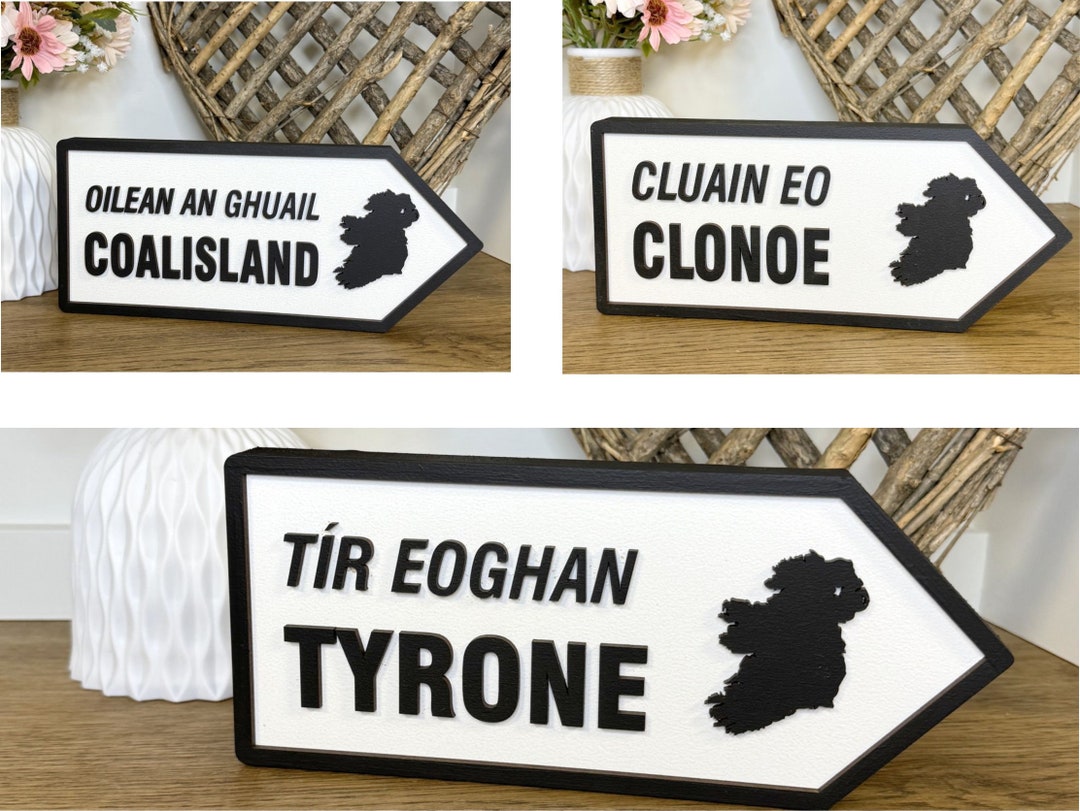 Personalised Irish Road Sign | Custom Street Sign | Irish Family Home ...