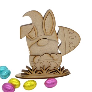 MDF Easter DIY Wooden Craft Blank Easter Bunny Gnome Gonk Bunny Easter Gnome Carrot - Etsy