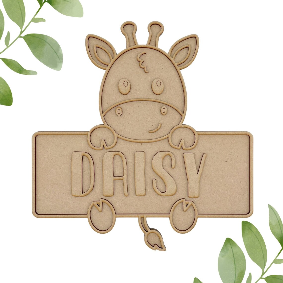 Blank Craft Kit Laser Cut Wooden MDF Jungle Theme Nursery - Etsy