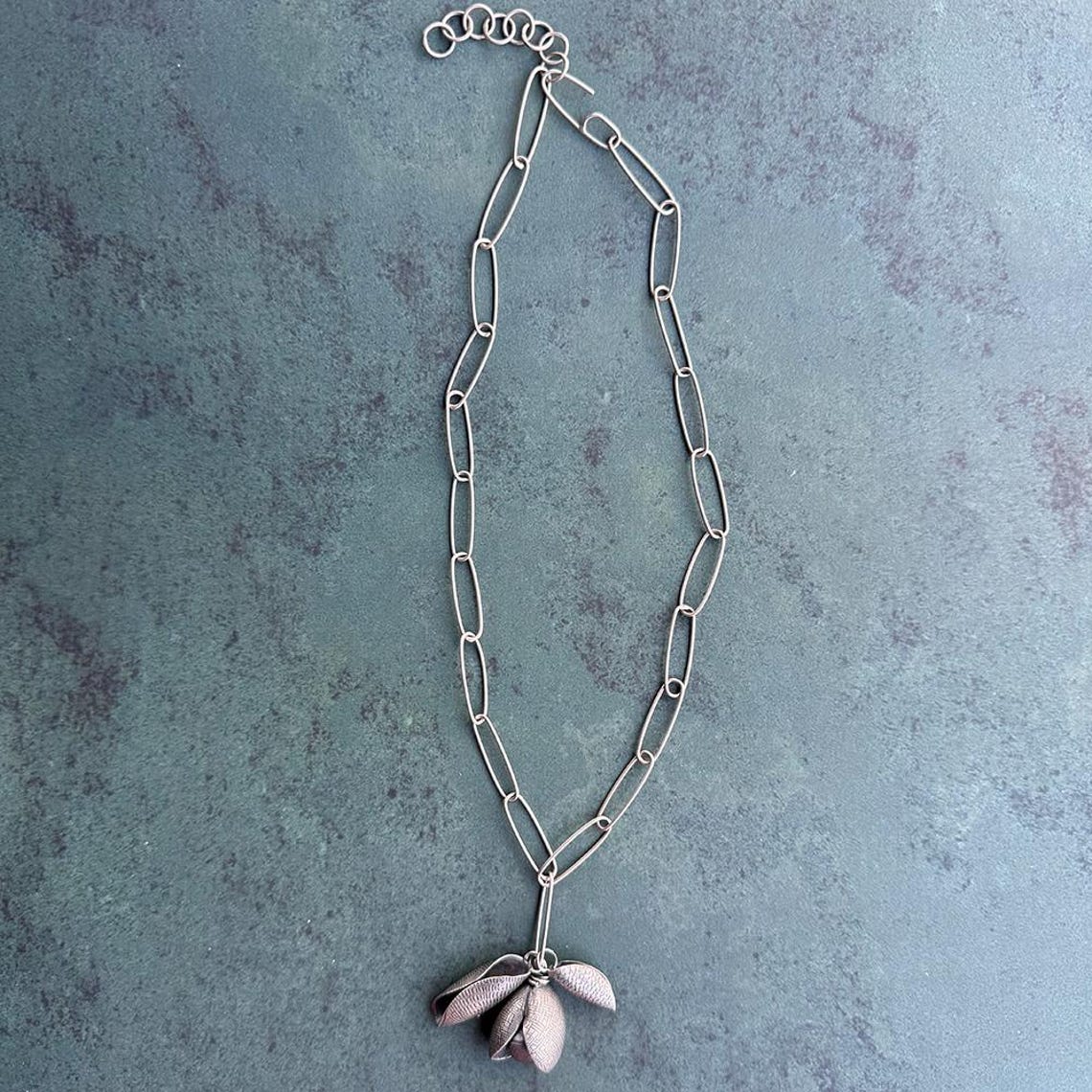 Textures Silver Charm Necklace - Etsy