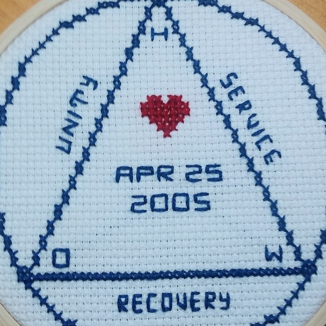 PDF Cross Stitch AA Symbol Pattern - Etsy