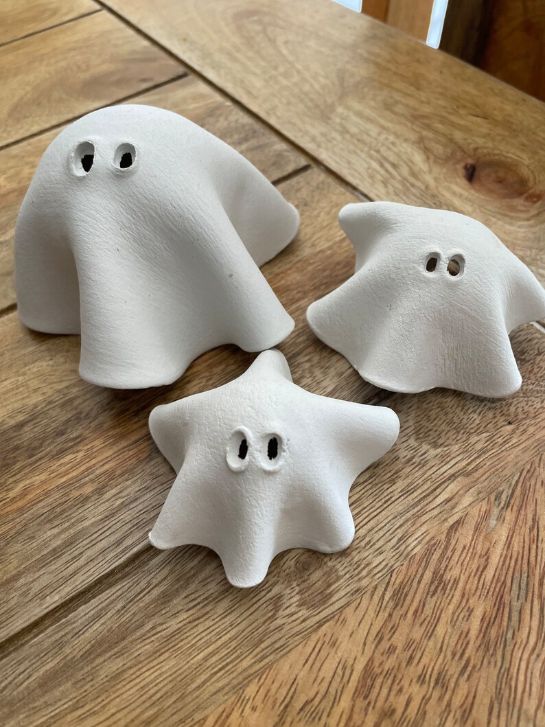 Halloween Home Decor/ Spooky Season / Ghost Tea Lights / - Etsy