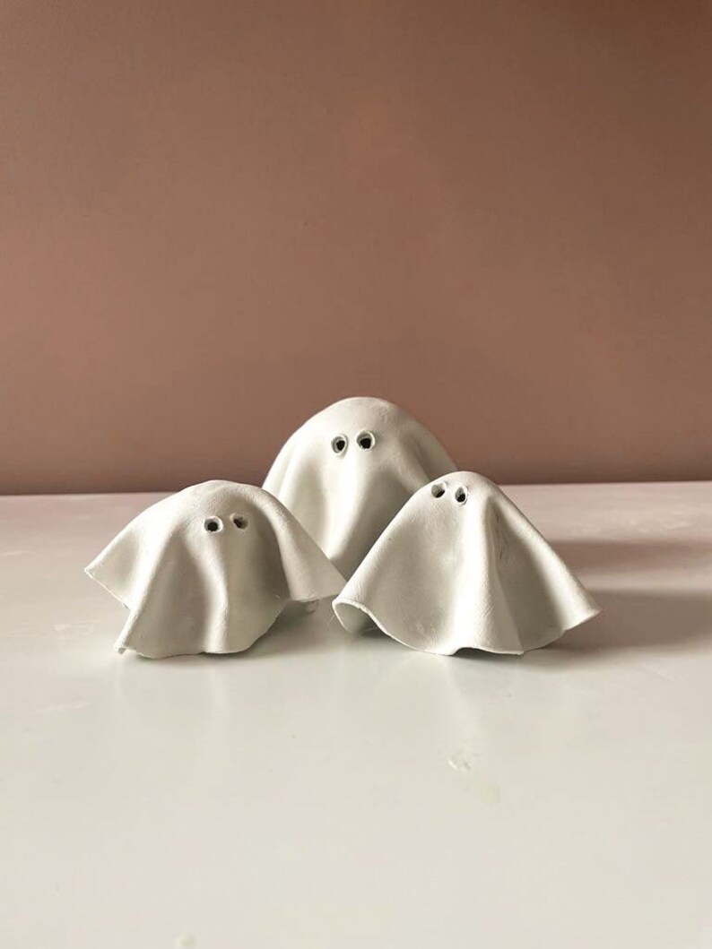 Halloween Home Decor/ Spooky Season / Ghost Tea Lights / - Etsy