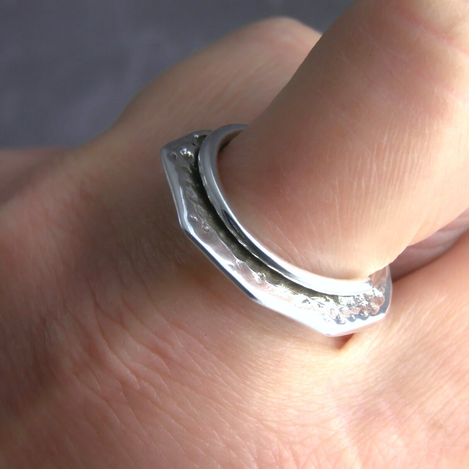 Sterling Silver Ring for Finger or Thumb Silversari YSAR1030 - Etsy ...