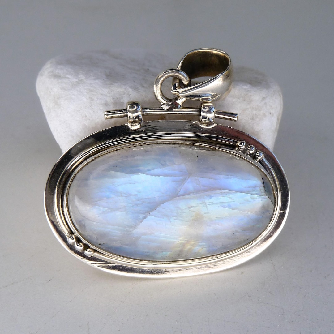 Exquisite MOONSTONE Pendant 925 Silversari YPG1693 - Etsy Australia