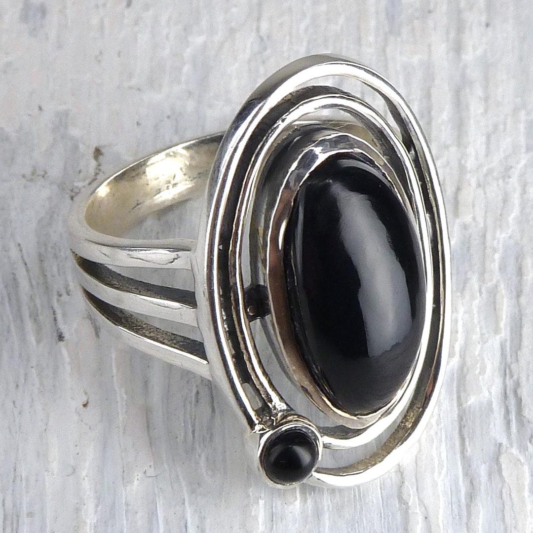 ONYX Constellation Ring 925 Solid Silver Silversari YGR2018 - Etsy