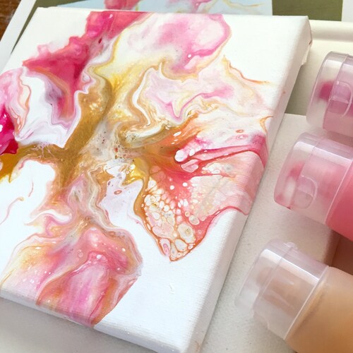 Acrylic Pouring Painting Kit: Strainer Pour | Etsy