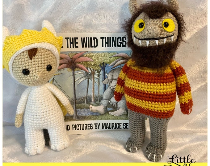 Max and Carol Dolls Inspired by Where the Wild Things Are Book - Etsy
