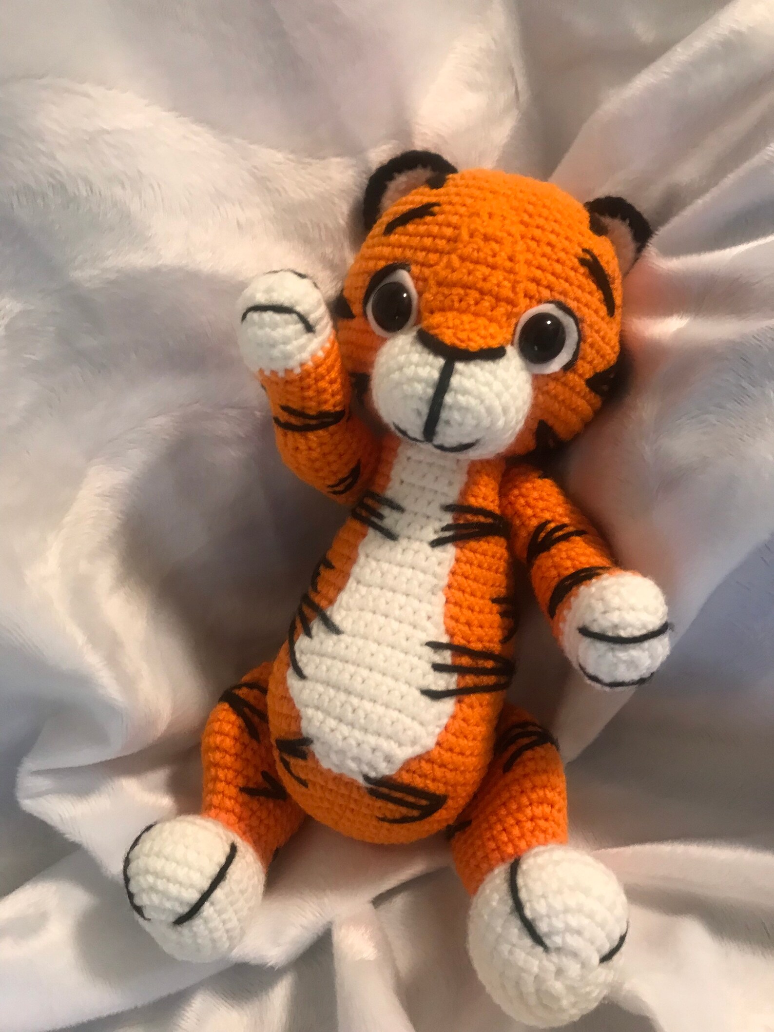 Adorable , Cuddly Tiger Head and Limbs All Move - Etsy