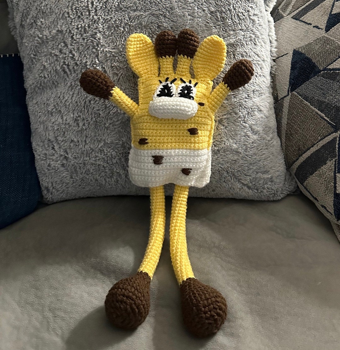 Giraffe Crochet Fidget - Sensory Toy - Etsy