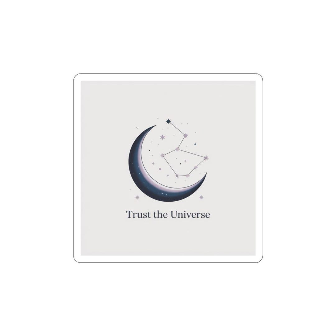 Trust the Universe Moon & Constellation Sticker | Minimal Astrology ...