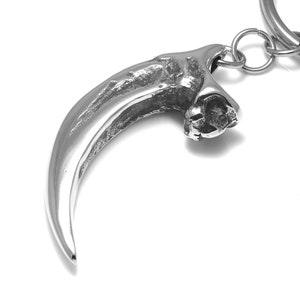 Handmade Eagle Talon Keychain in Pewter, Metal Animal Claw Key Ring - Etsy