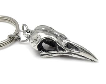 Skull keychain | Etsy