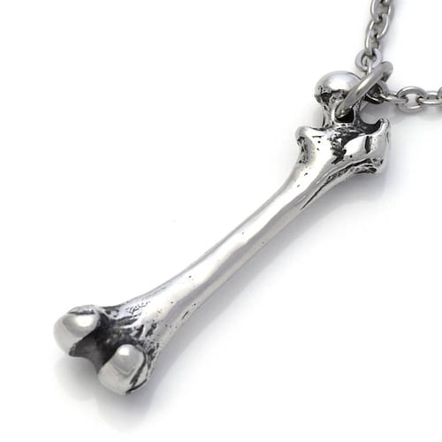 Ulna Bone Pendant Necklace Anatomy Jewelry Skeleton Charm - Etsy