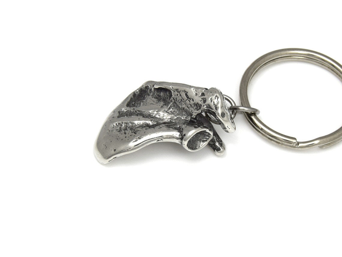 Scapula Keychain Anatomical Human Shoulder Bone Key Chain in - Etsy