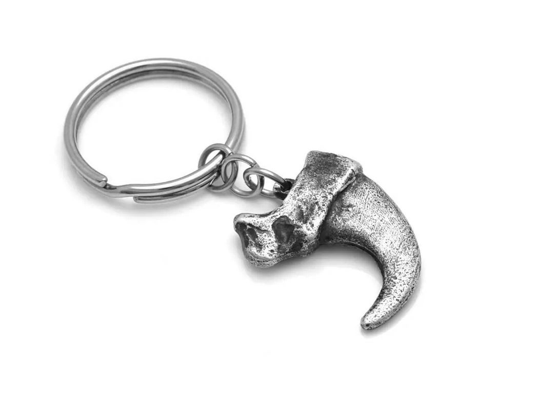 Antiqued Lynx Cat Claw Keychain, Handmade Animal Keyring - Etsy